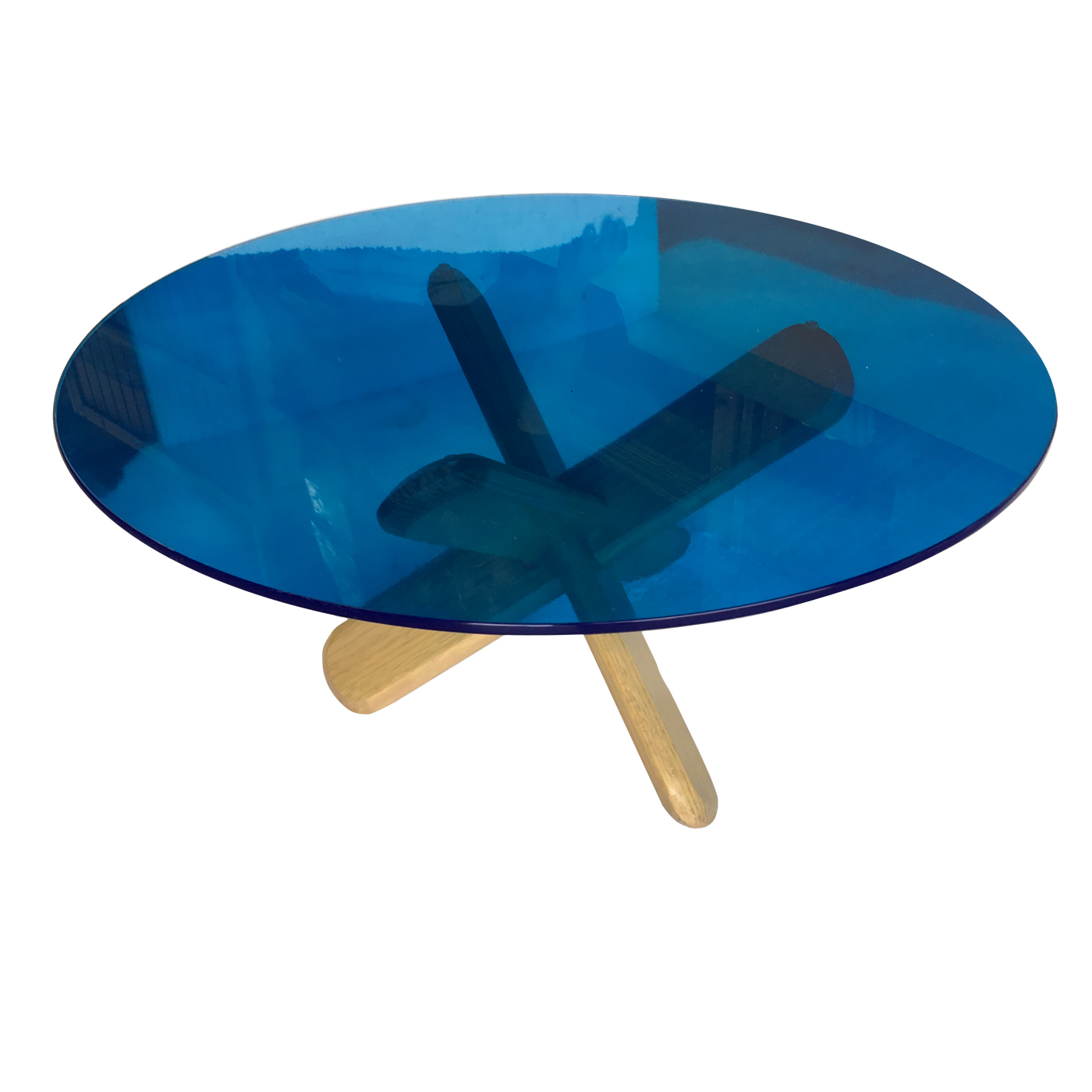 Fabricarte | Mesa de Centro Azul