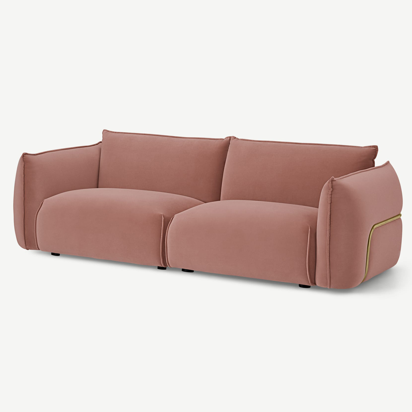 Fabricarte | Sofá Cloud Terciopelo Rosa